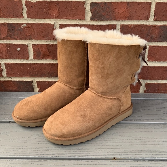 UGG | Shoes | Ugg Bailey Bow Ii Genuine Shearling Boot | Poshmark